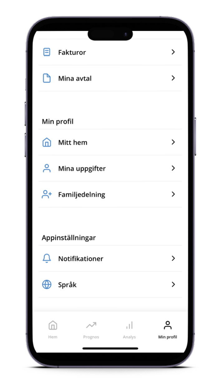 Varför kan jag inte logga in i appen när vi får elen från er? - Österlens Kraft